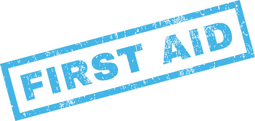 First aid rubber stamps Royalty Free Vector Image