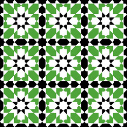 Moroccan zellige template Royalty Free Vector Image