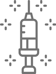 Injection icon Royalty Free Vector Image - VectorStock