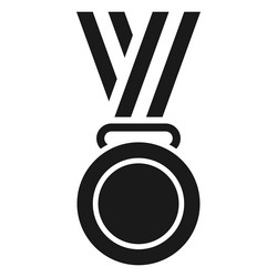 Award and honor icon medal Royalty Free Vector Image