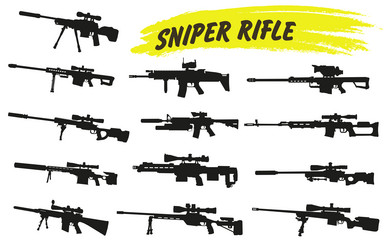 Sniper Gun Outline Vector Images (over 6,300)