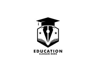 Education logo icon design Royalty Free Vector Image