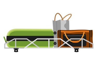 Car roof rack for versatile transportation easily Vector Image