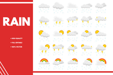 Rain Royalty Free Vector Image - VectorStock