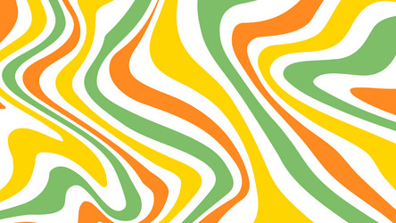 Acid wave rainbow line backgrounds in 1970s 1960s Vector Image