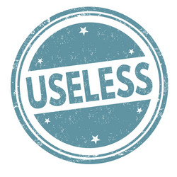 Useless textured scratched seal stamps Royalty Free Vector