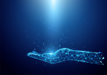 Hand Wireframe Vector Images (over 6,300)