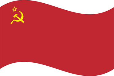 Waving Soviet Flag Vector Images (over 250)