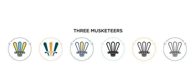 Three Musketeers Vector Images (32)