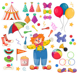 Funny clown Royalty Free Vector Image - VectorStock