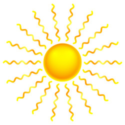 Abstract sun Royalty Free Vector Image - VectorStock