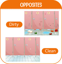 Opposites Dirty Clean Vector Images (62)
