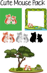 Hamster Border Vector Images (34)