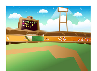 Baseball Infield Clipart