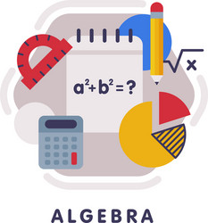 Foreign language school subject icon education Vector Image