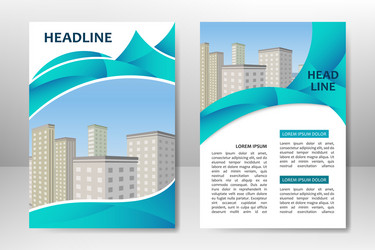 Blue template design Royalty Free Vector Image