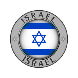 Medallion with name country greenland Royalty Free Vector