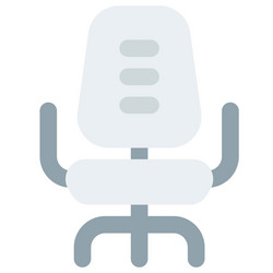 Captain chair with a rotatable seat Royalty Free Vector