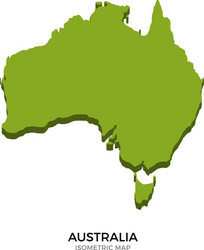Geometric australia map Royalty Free Vector Image