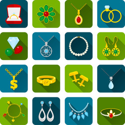 Jewelry icon infographic Royalty Free Vector Image
