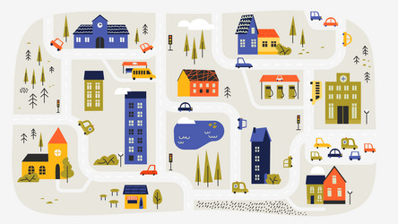 Cartoon Blank Maps Of Towns