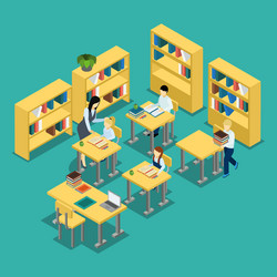 Classroom Isometric Vector Images (over 3,200)
