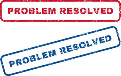 No problem rubber stamp Royalty Free Vector Image