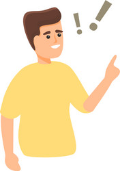 Problem solving icons set cartoon style Royalty Free Vector