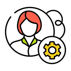 Profile management Royalty Free Vector Image - VectorStock