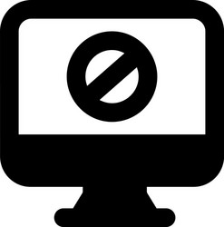 Avoid computer Royalty Free Vector Image - VectorStock