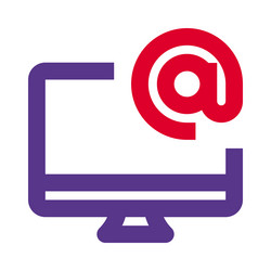 Desktop address location used for web shortcuts Vector Image