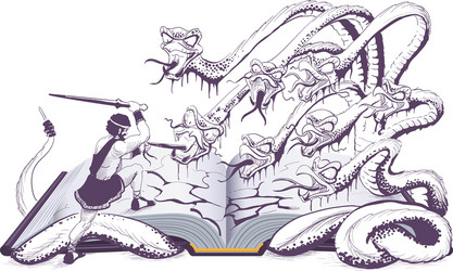 Hercules and the Hydra Vector Images (34)