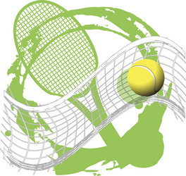 Tennis Pattern Royalty Free Vector Image Vectorstock