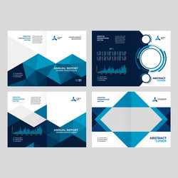 Design catalog cover booklet flyer creative Vector Image