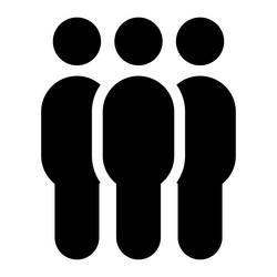 Multiple People Icon Vector Images (over 850)