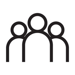 Multiple People Icon Vector Images (over 850)