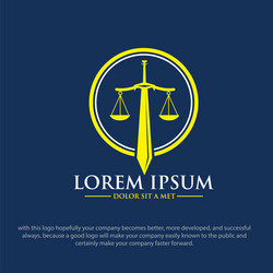 Law logo designs Royalty Free Vector Image - VectorStock
