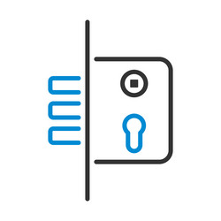 Door lock icon Royalty Free Vector Image - VectorStock