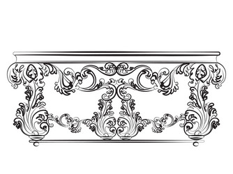 Royal table made to different dishes Royalty Free Vector