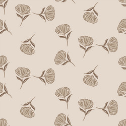 Romantic flower seamless pattern elegant floral Vector Image