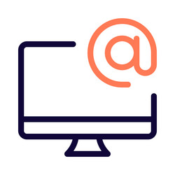 Desktop address location used for web shortcuts Vector Image