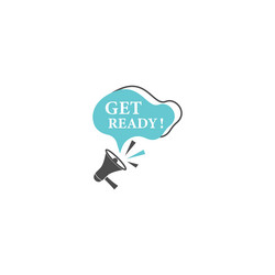 Get ready icon design template Royalty Free Vector Image