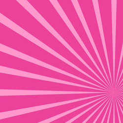 Groovy radial sunray pattern pink background hot Vector Image