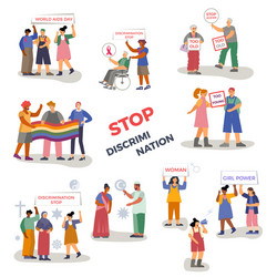 Stop Discrimination Vector Images (over 3,200)