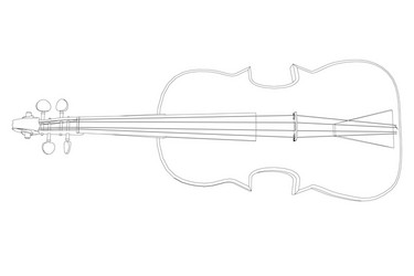 Viola Outline Drawing Vector Images (over 170)