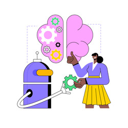 Battery runtime abstract concept Royalty Free Vector Image