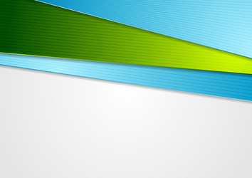 Geometry minimal background with green blue Vector Image