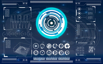 Interactive radar interface user control meets Vector Image