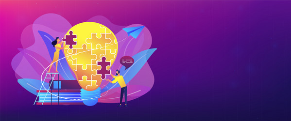 Business mission concept banner header Royalty Free Vector