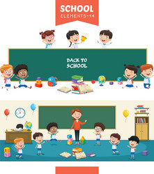 Education elements Royalty Free Vector Image - VectorStock